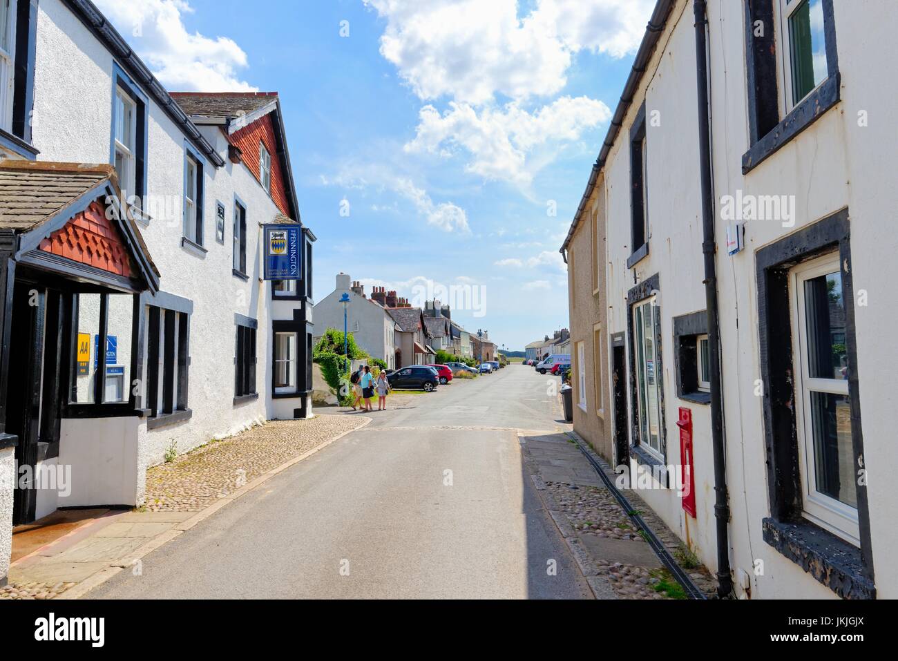 Coastal town of Ravenglass Cumbria UK Stock Photo - Alamy