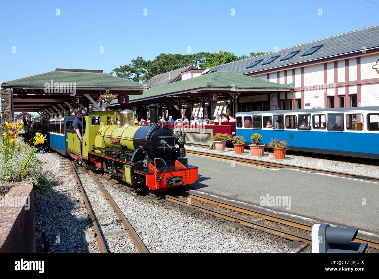 Ravenglass and Eskdale Railway at Ravenglass Station Cumbria UK Stock ...