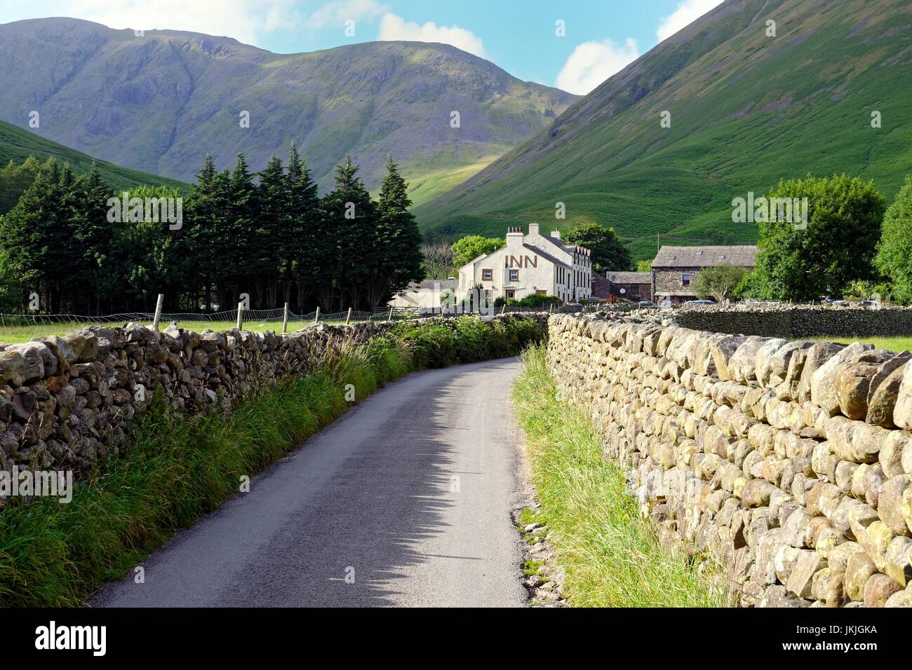 Wasdale Head Inn Wasdale Cumbria UK Stock Photo - Alamy