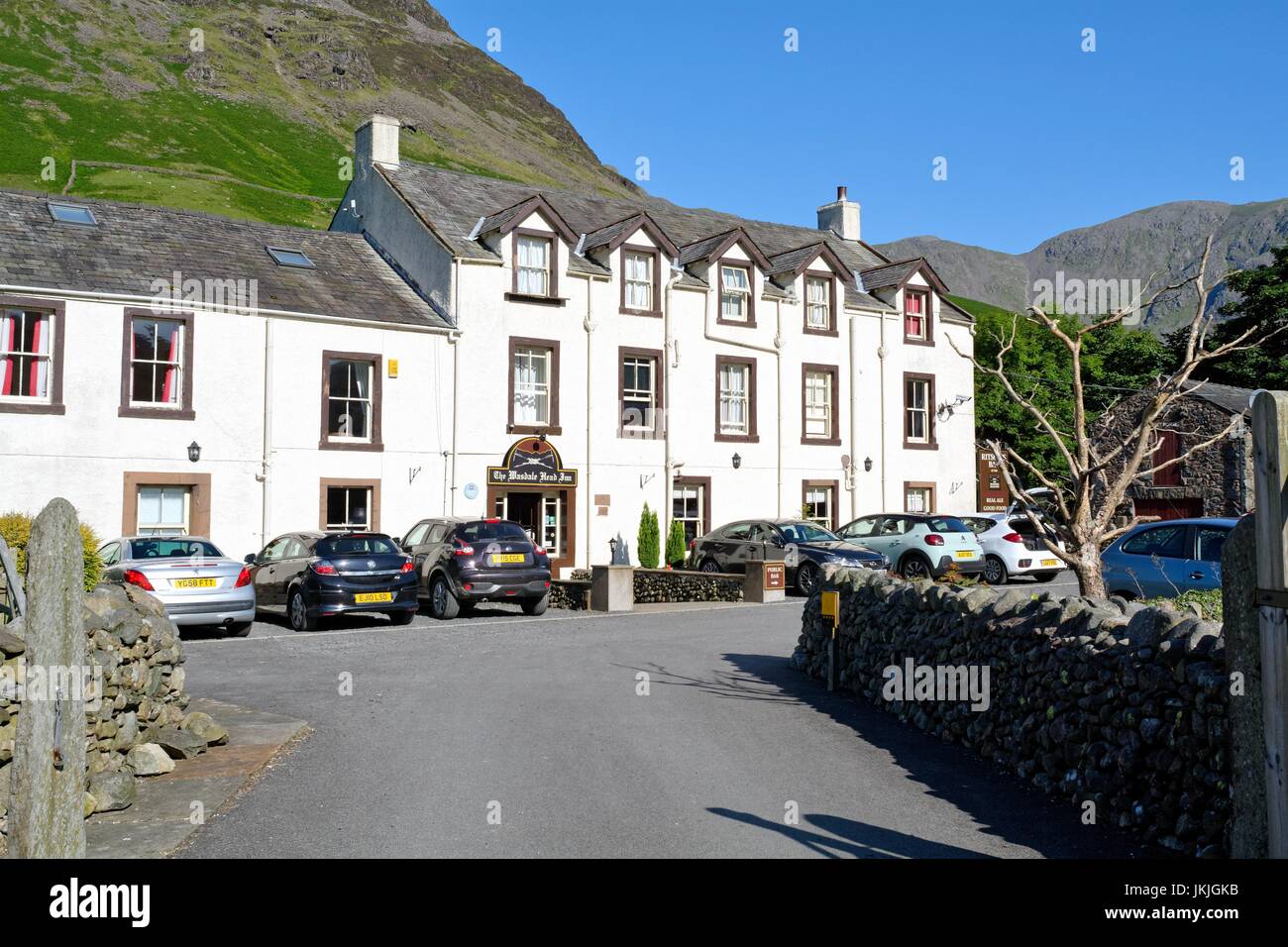 Wasdale Head Inn Wasdale Cumbria UK Stock Photo - Alamy