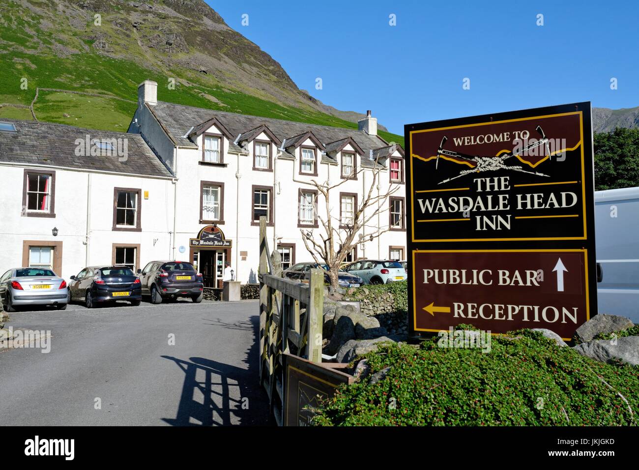 Wasdale Head Inn Wasdale Cumbria UK Stock Photo - Alamy