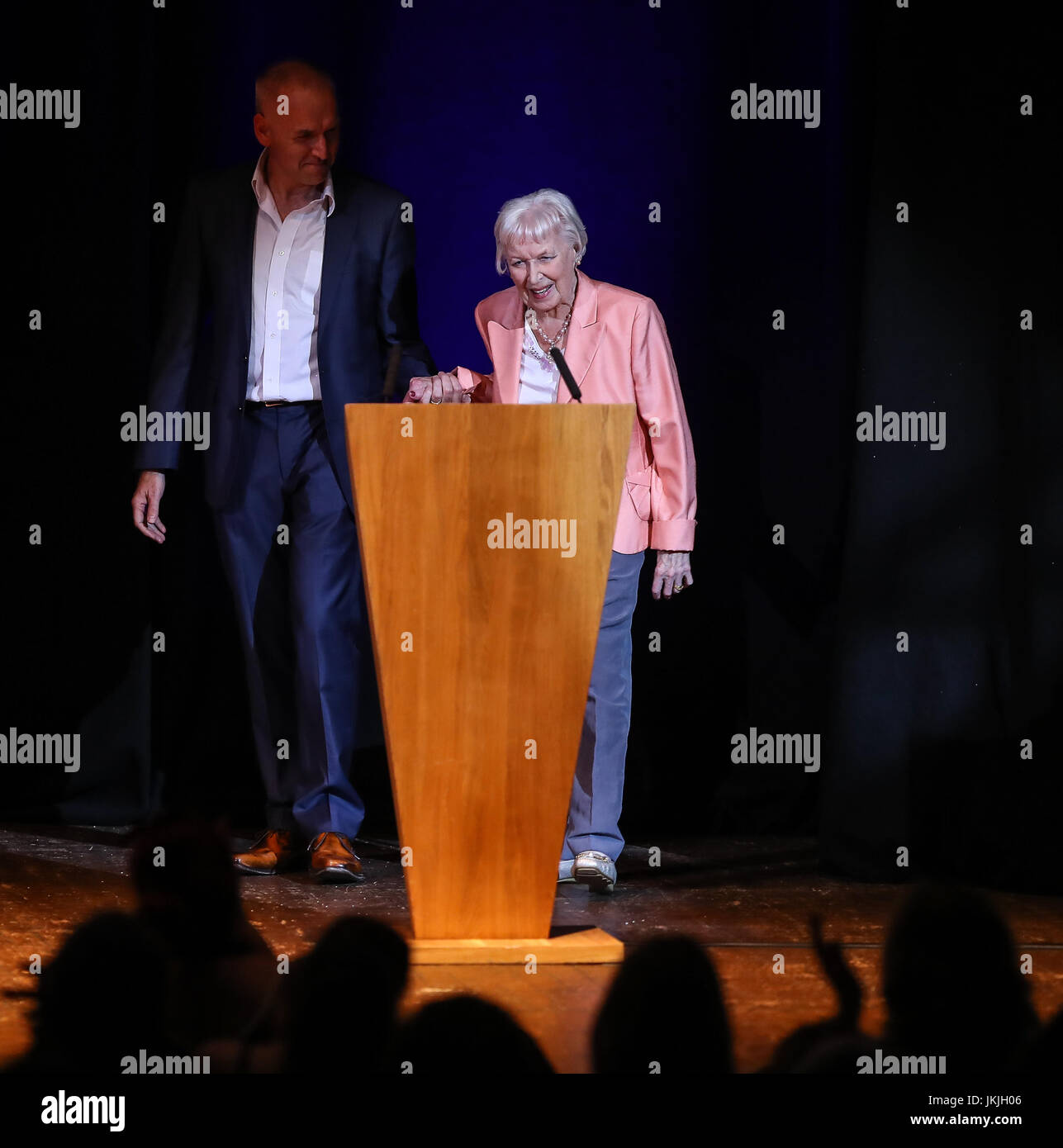 French and Saunders in conversation with Mel Giedroyc at the Colton ...