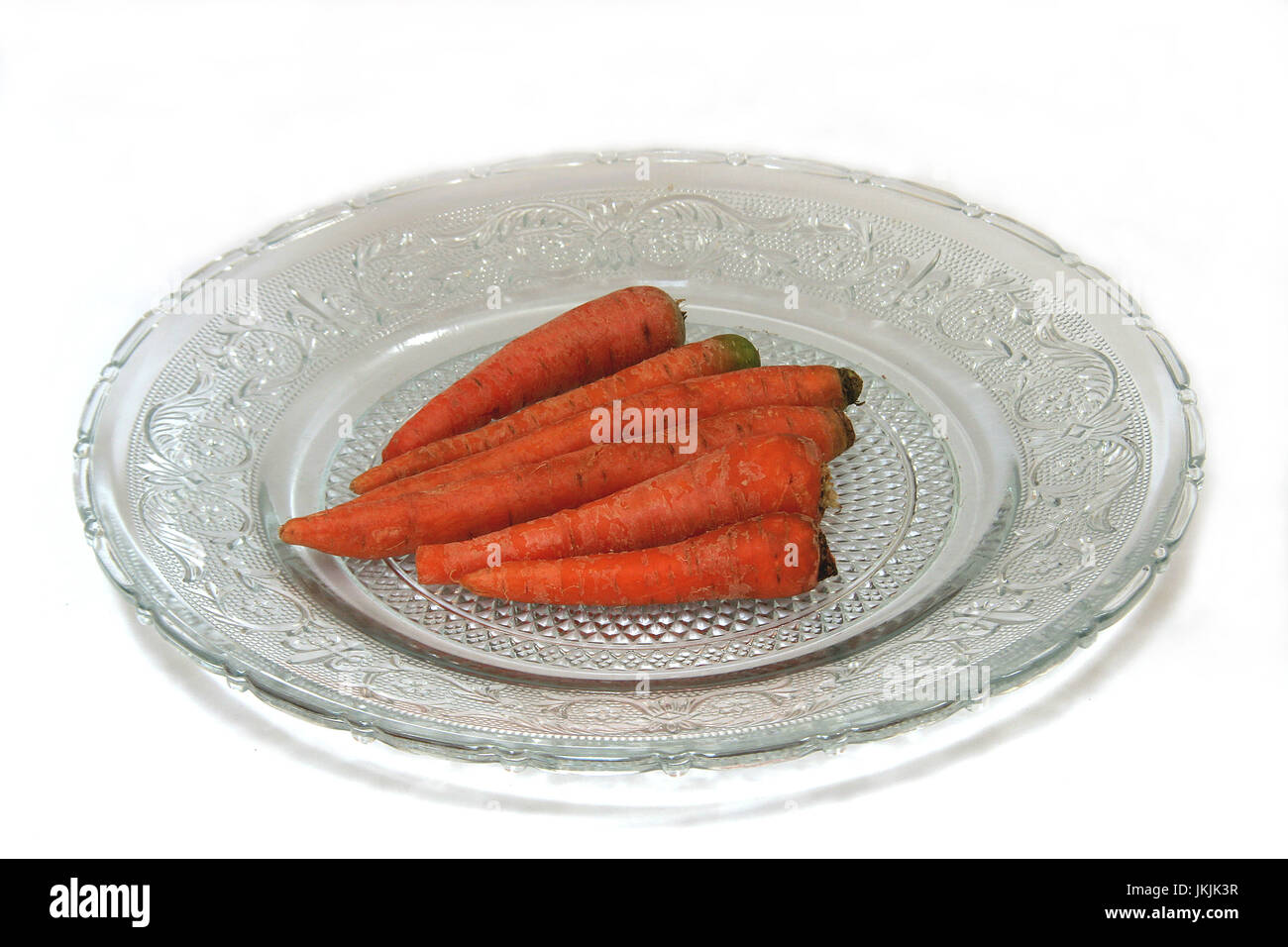 Carrots are rich source of beta-carotene and fibre/fiber Stock Photo ...