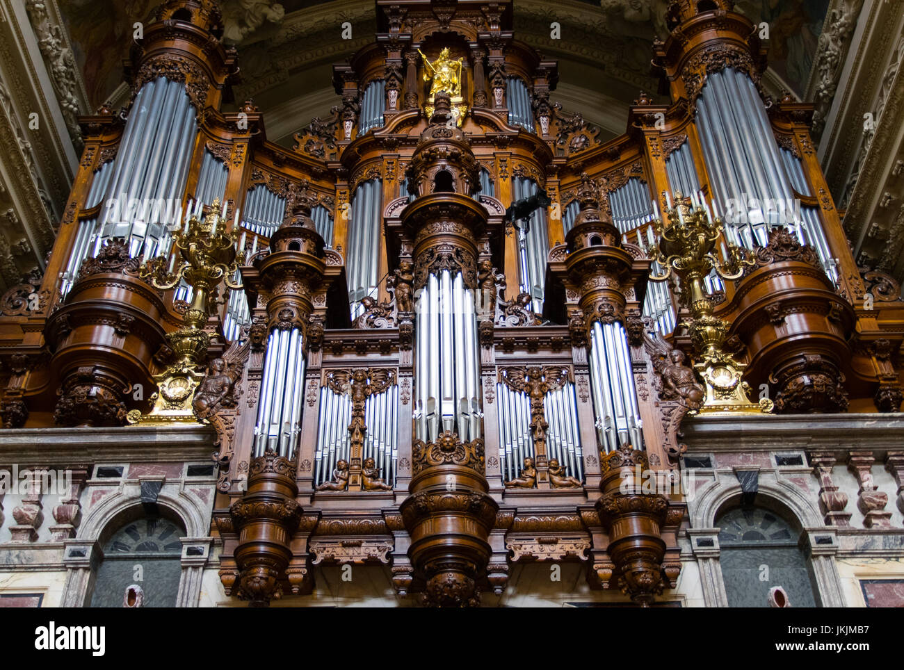 Berlin Cathedral Organ Stock Photo - Alamy