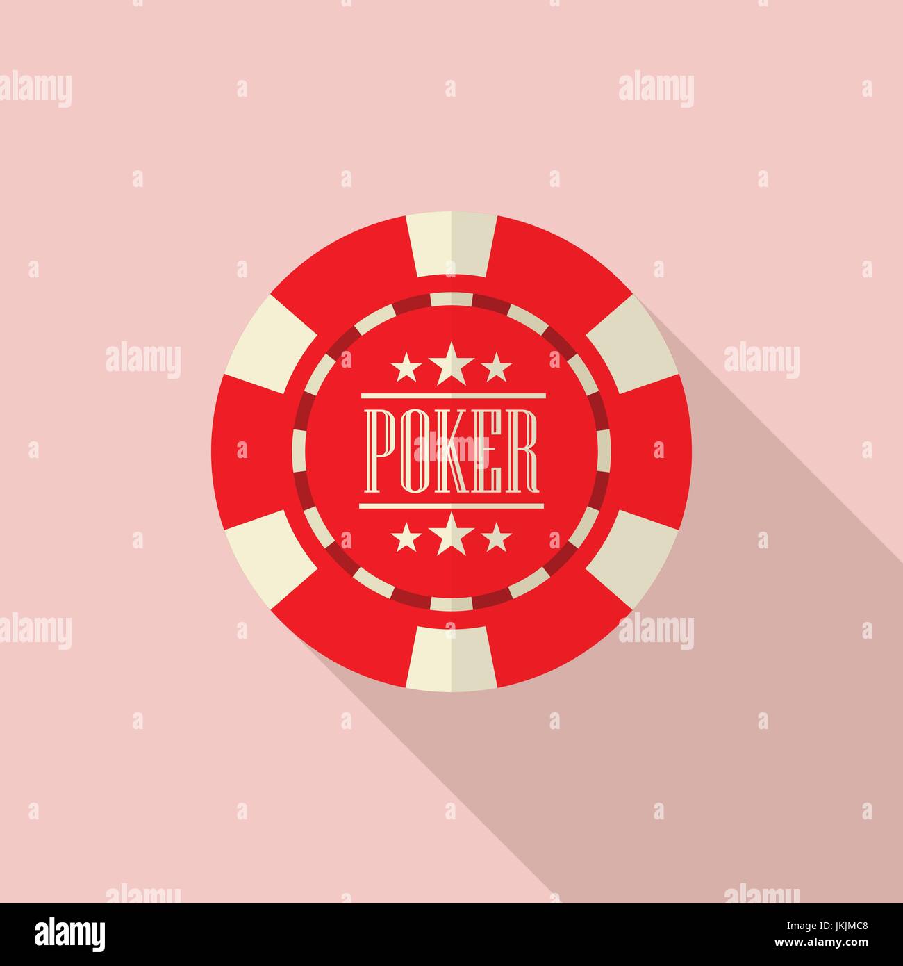 Poker chip Stock Vector Images - Alamy