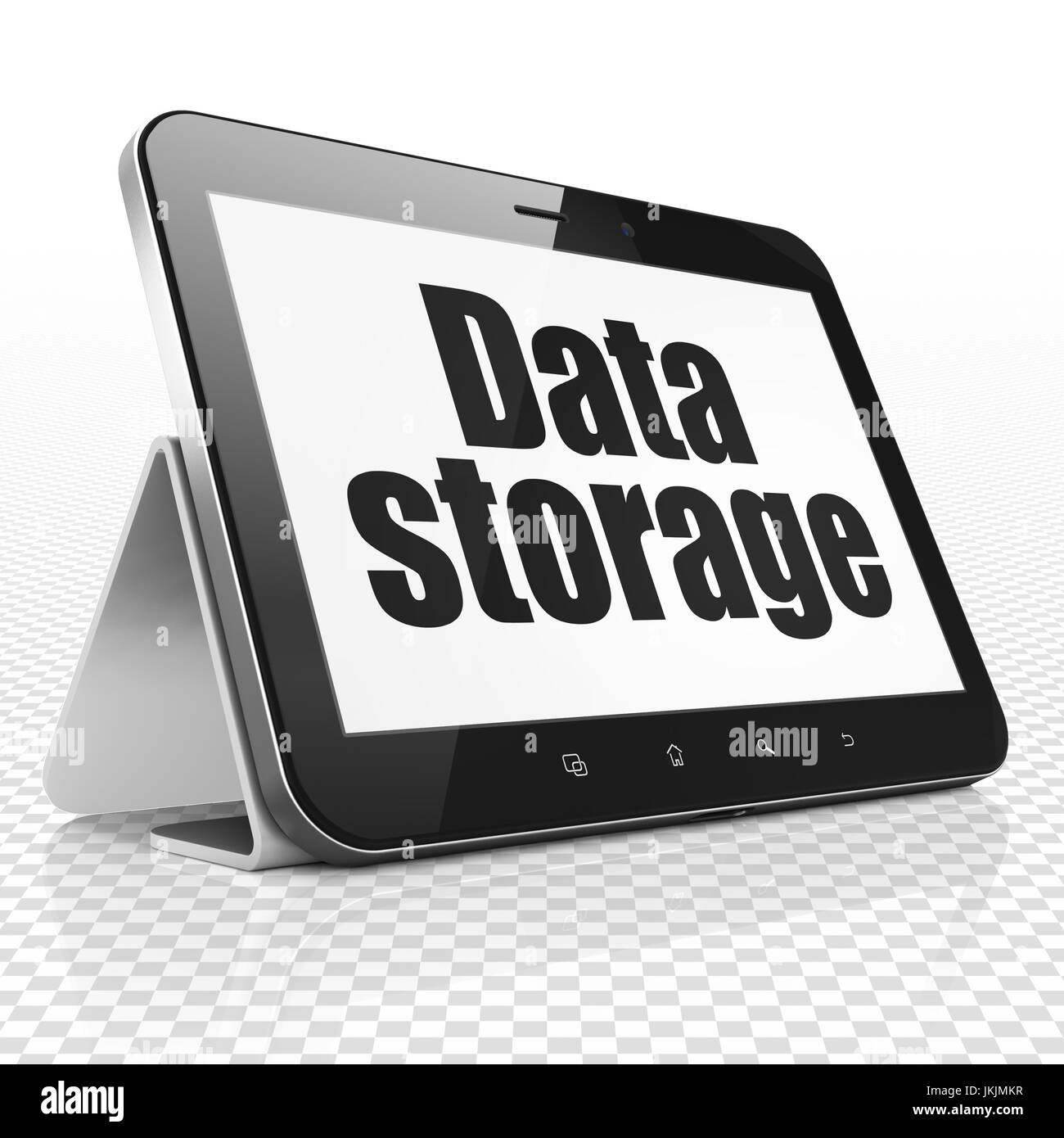 Information Concept Tablet Computer With Data Storage On Display Stock 1293