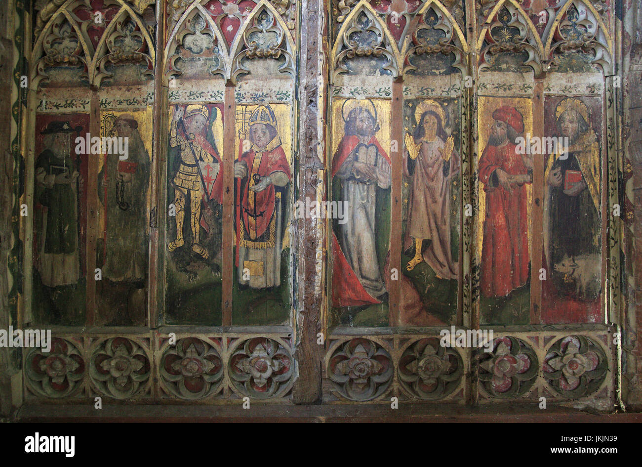 Medieval rood screen hi-res stock photography and images - Alamy