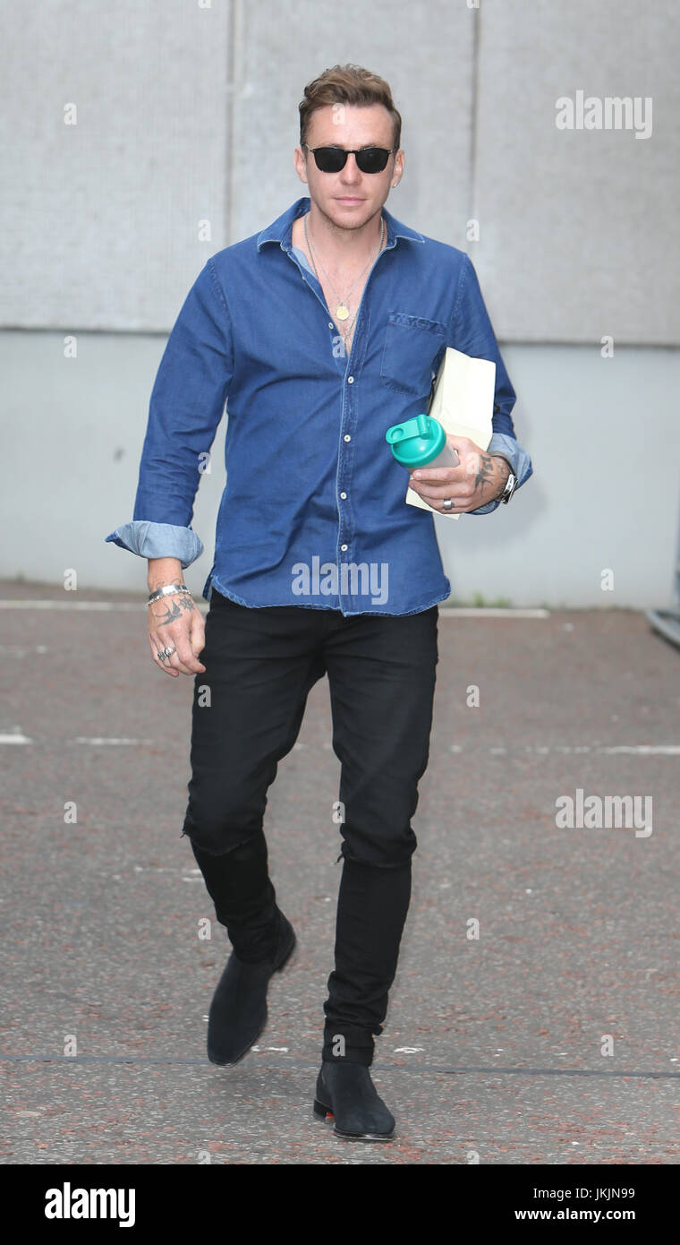 Danny Jones outside ITV Studios Featuring: Danny Jones Where: London ...