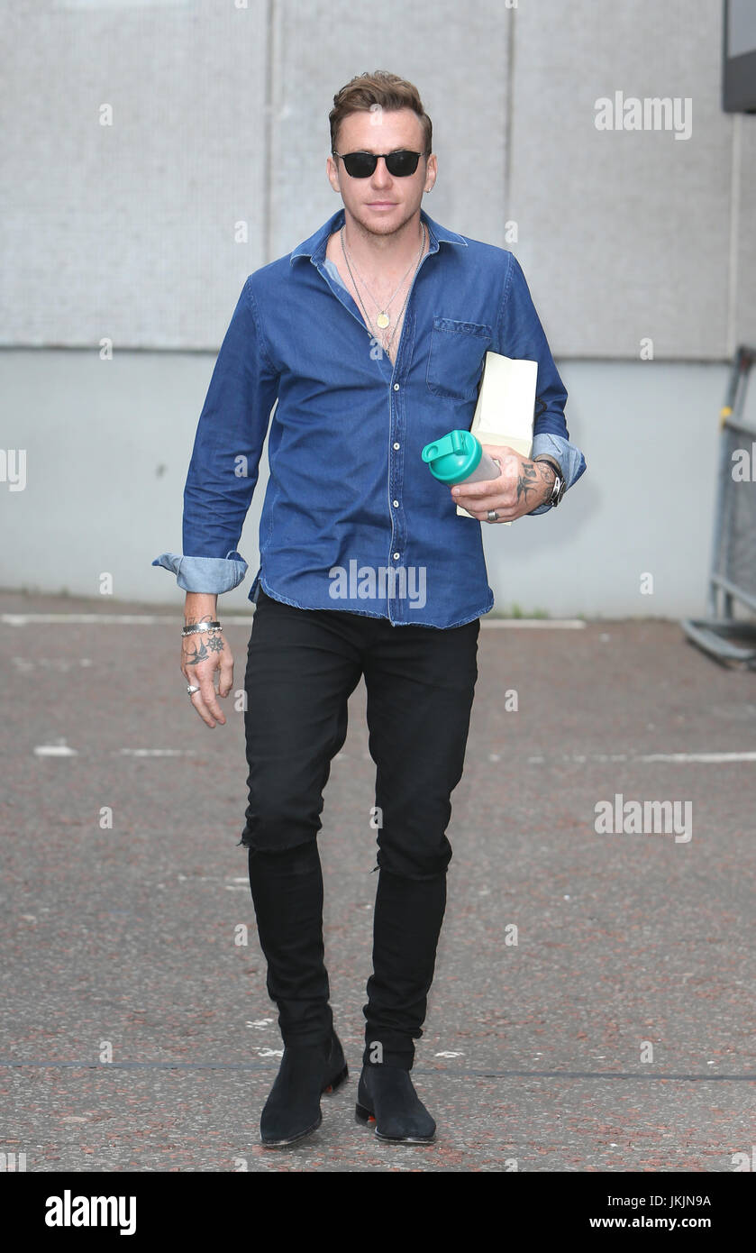 Danny Jones outside ITV Studios Featuring: Danny Jones Where: London ...