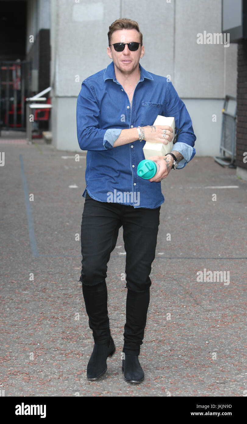 Danny Jones outside ITV Studios Featuring: Danny Jones Where: London ...