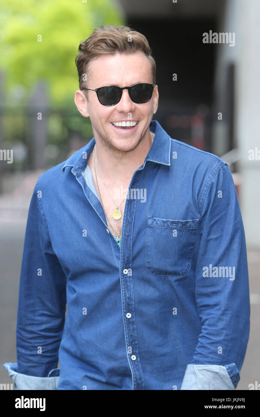 Danny Jones outside ITV Studios Featuring: Danny Jones Where: London ...