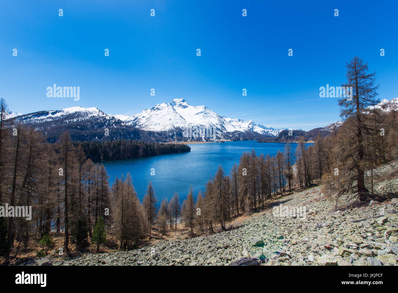 Lakes of the Engadine valley in Switzerland Stock Photo - Alamy
