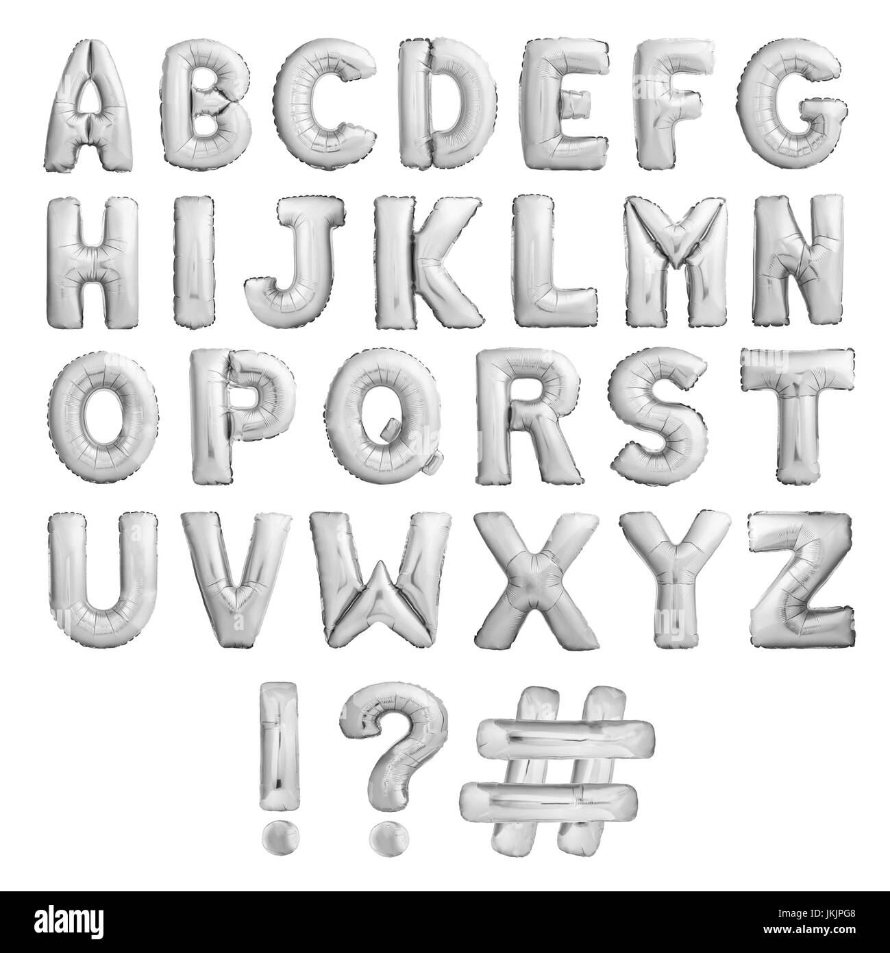 Full alphabet with exclamation point, question mark and hashtag of ...