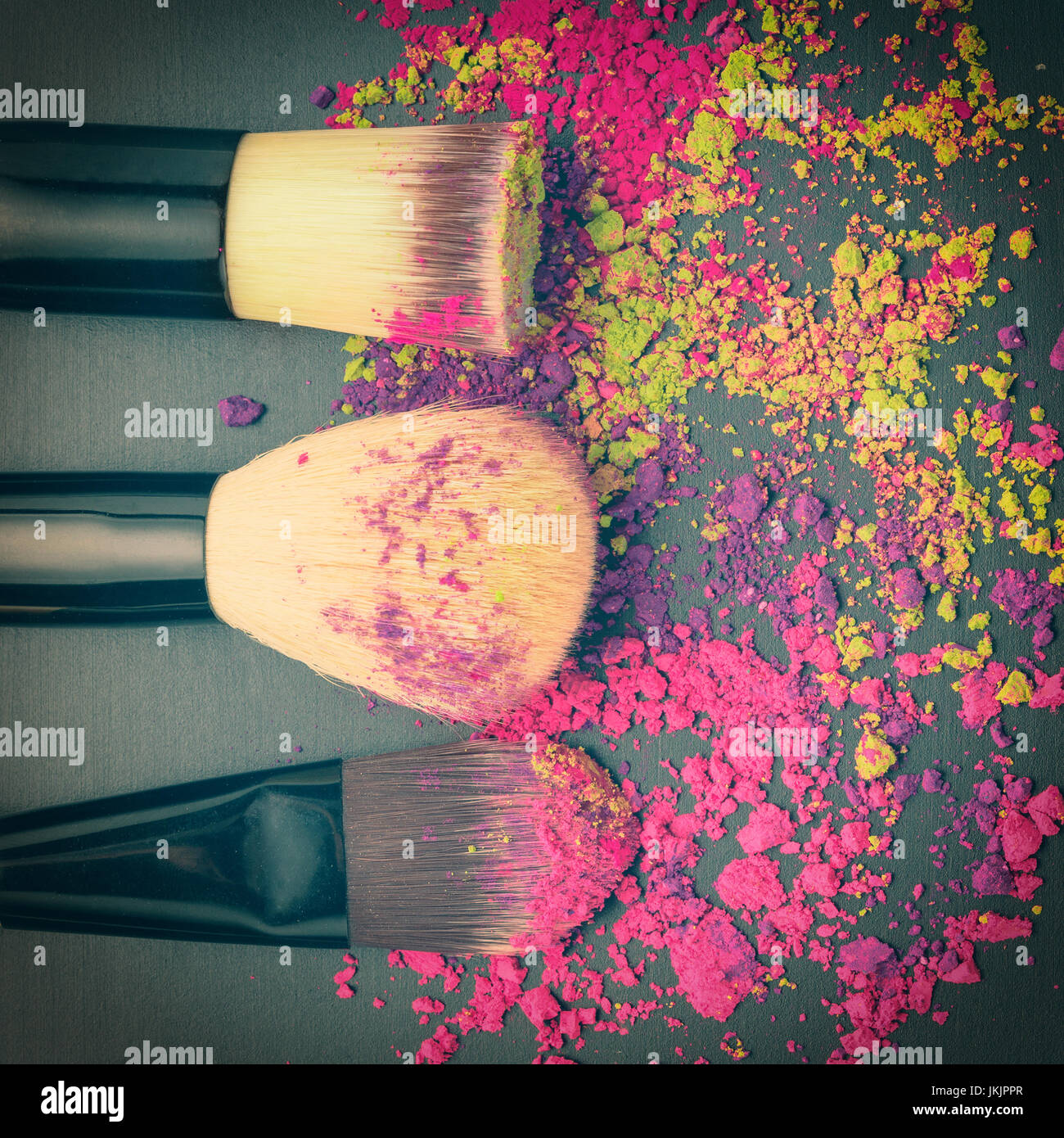 Brushes powder hi-res stock photography and images - Alamy