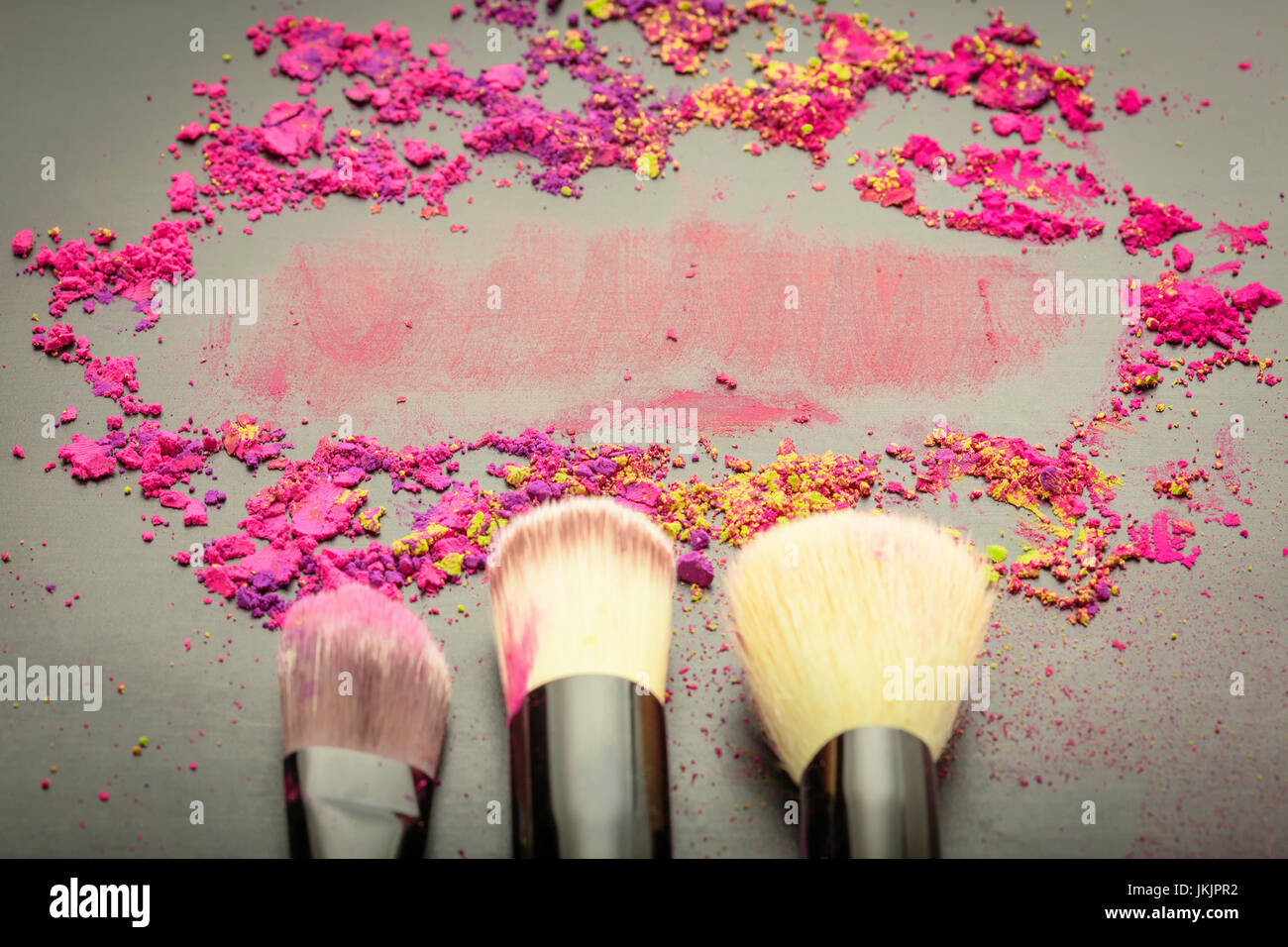 Colorful make-up template Stock Photo - Alamy