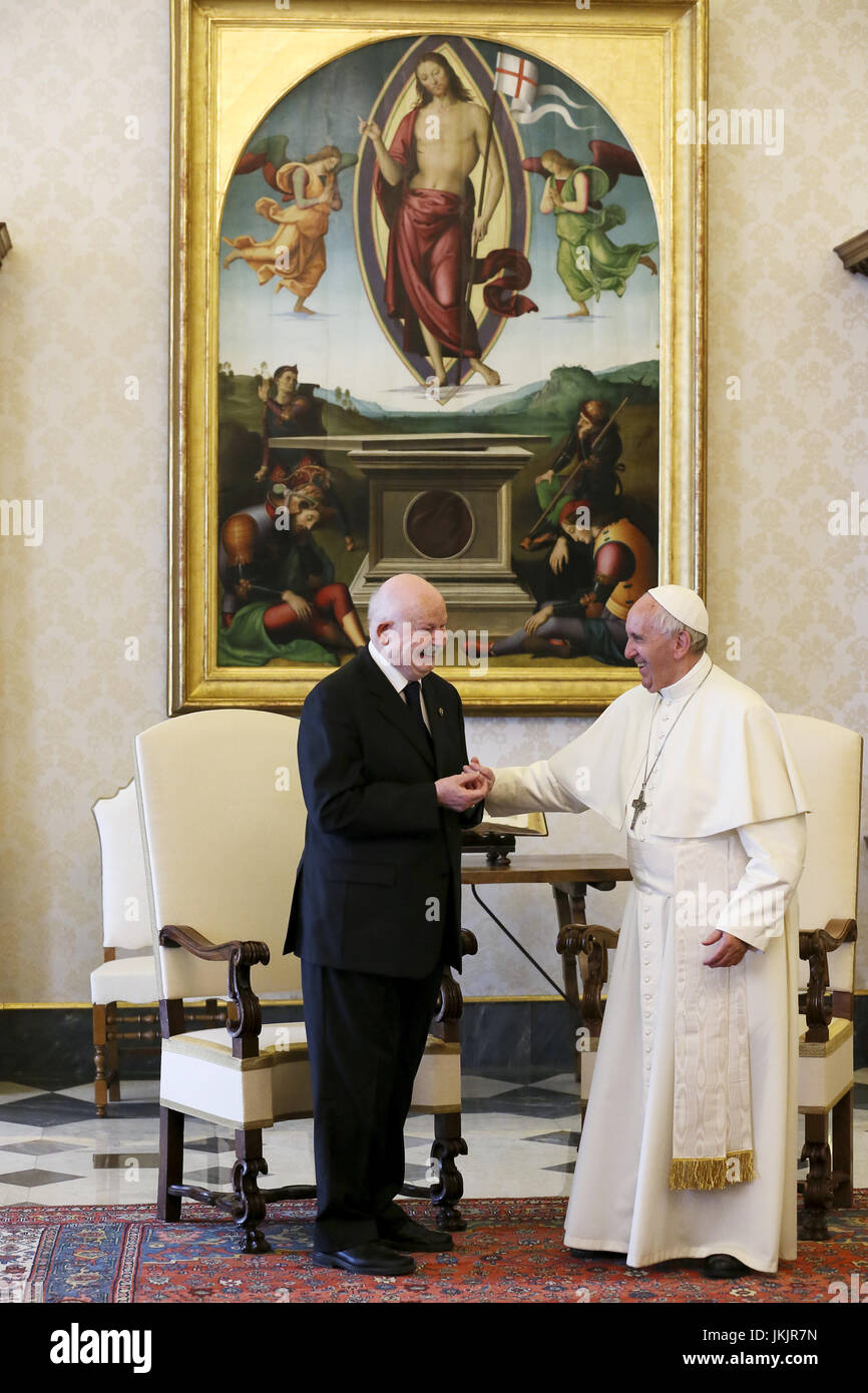 Pope Francis meets with the Grand Master of the Sovereign Military ...