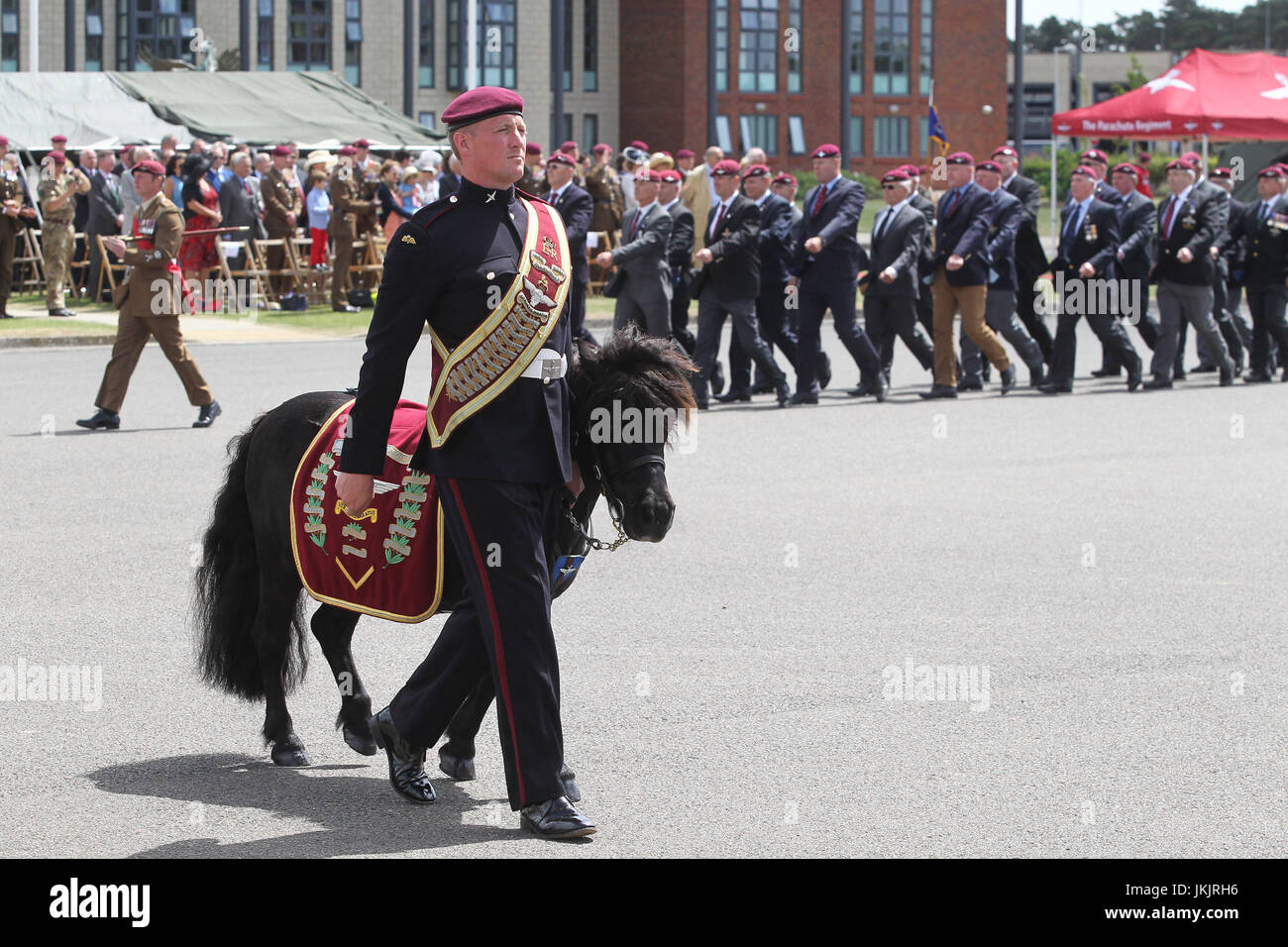 Prince Charles visits the Parachute Regiment at Merville Barracks in ...