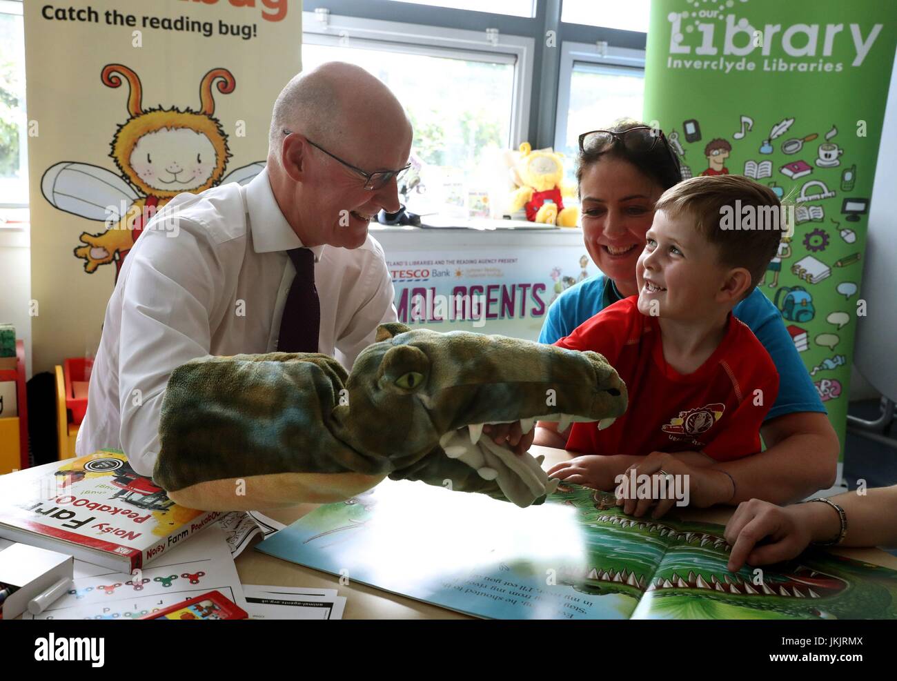 Library outreach worker alison nolan hi-res stock photography and ...