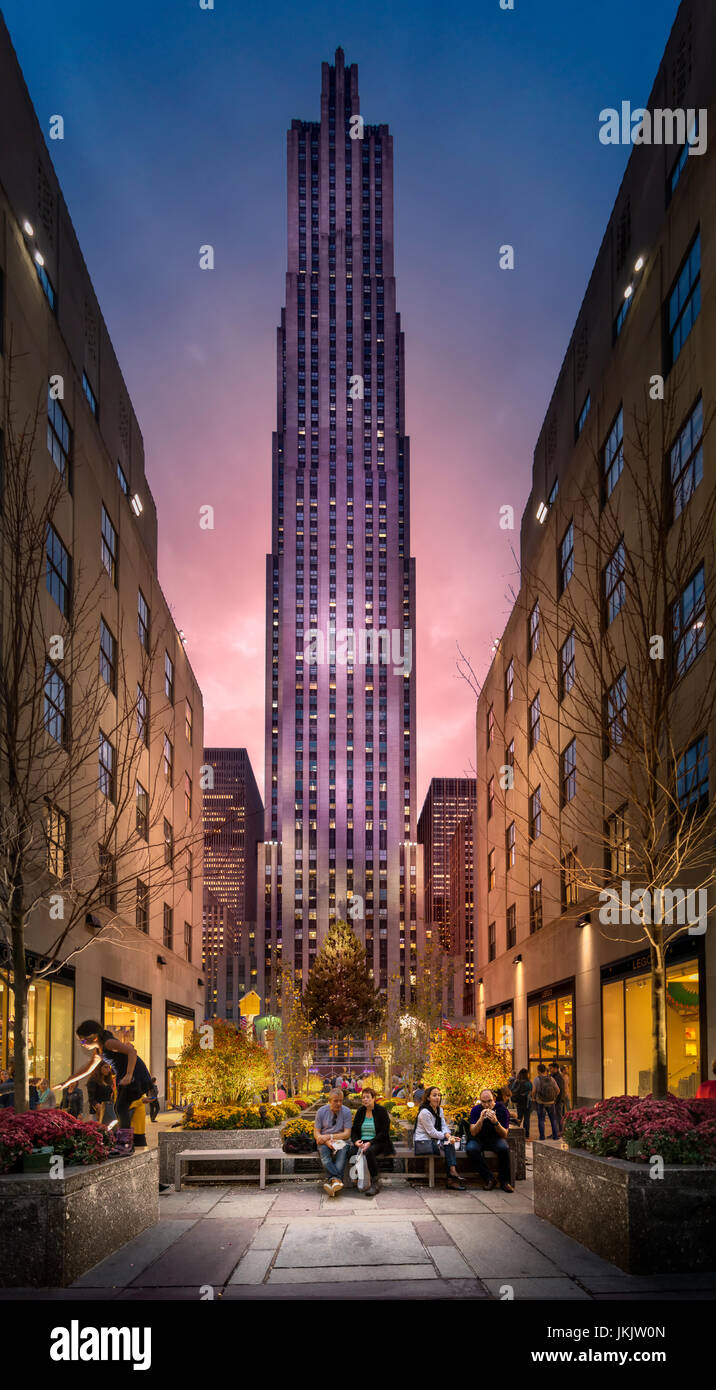 Rockefeller Center Night