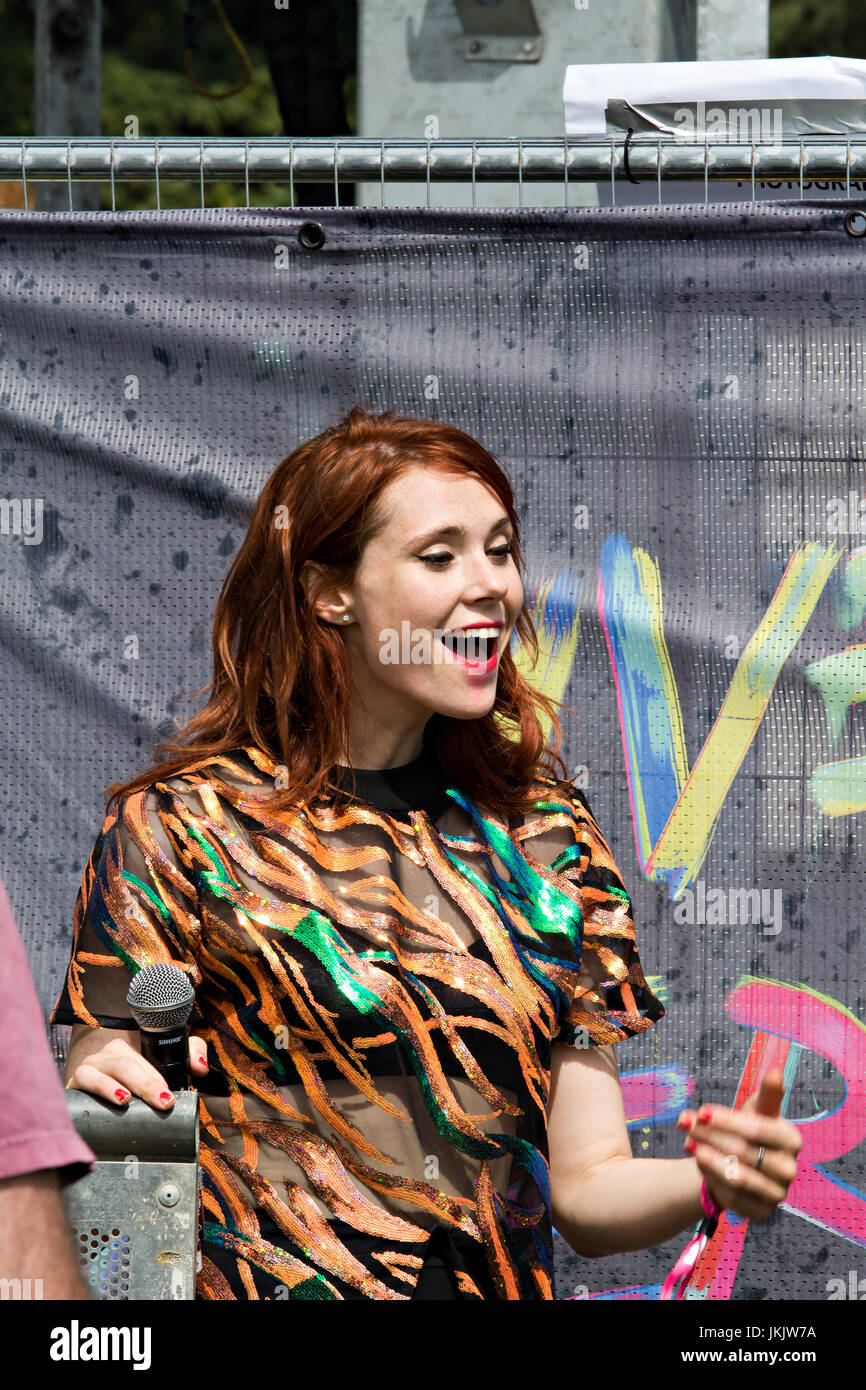 Kate Nash greeting her fans at the Liverpool International Music ...