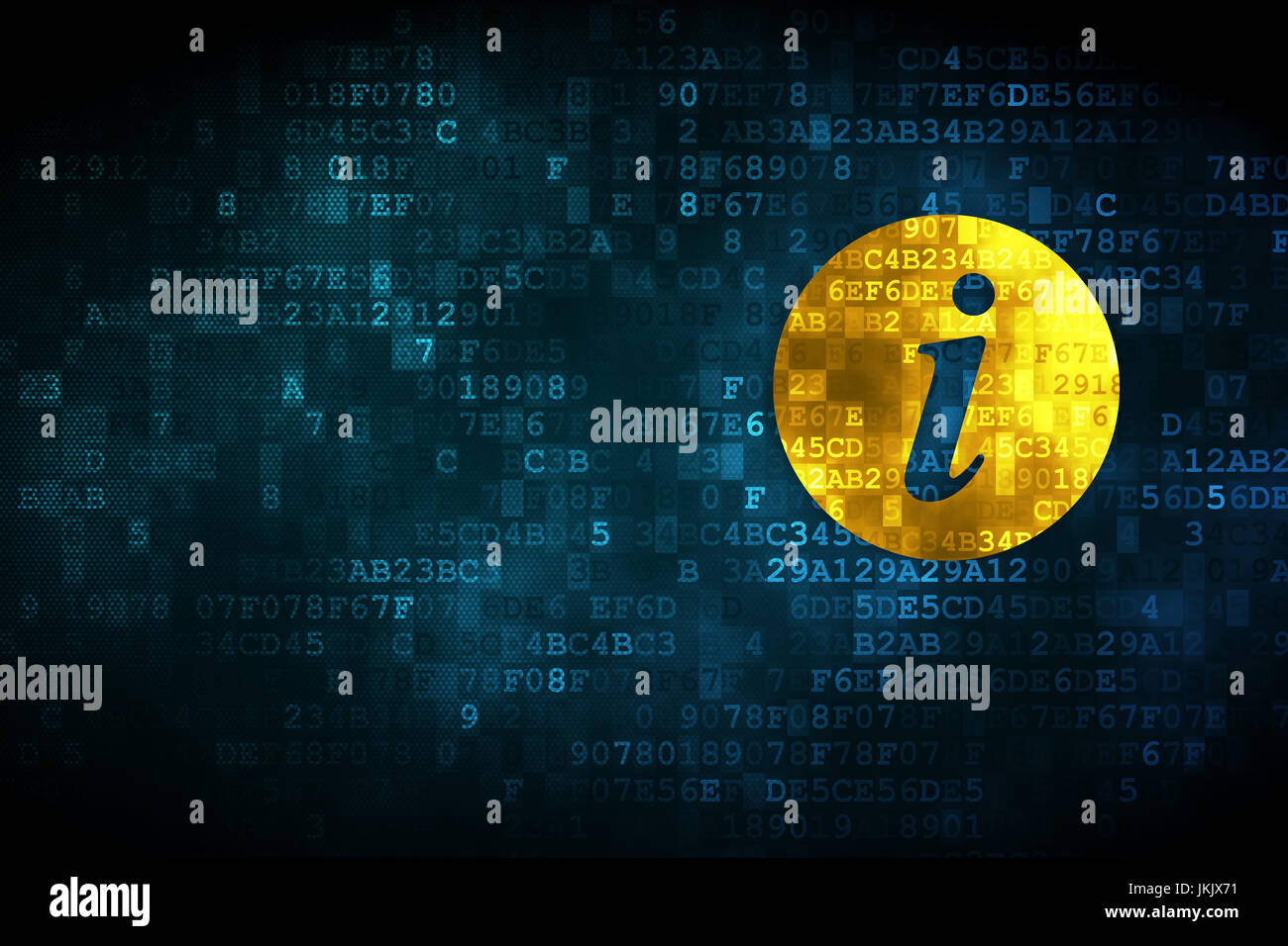 Web design concept: Information on digital background Stock Photo - Alamy