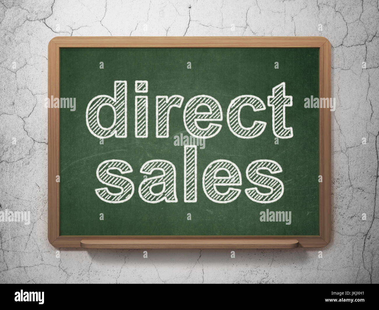Marketing concept: Direct Sales on chalkboard background Stock Photo ...