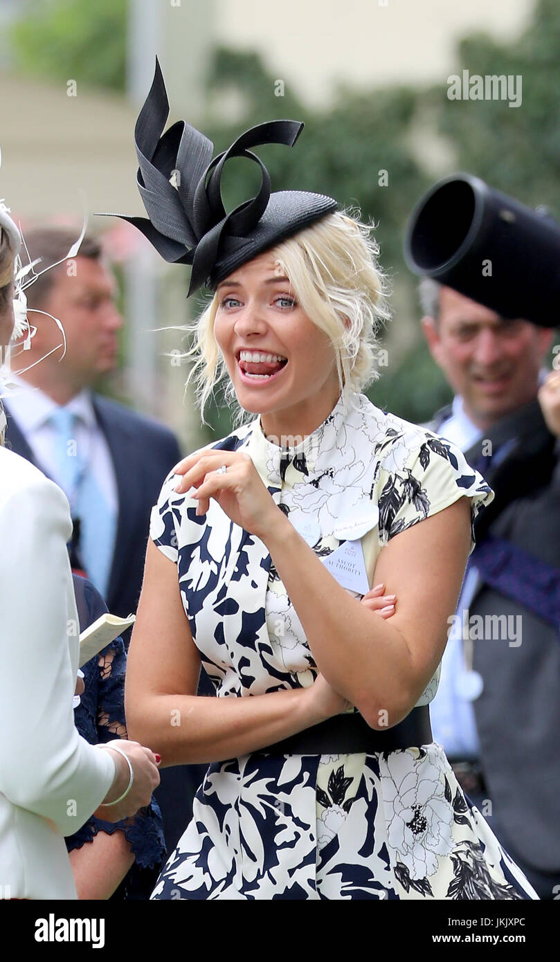 Celebrities and Royalty at Day 4 of Royal Ascot. Featuring: Holly ...