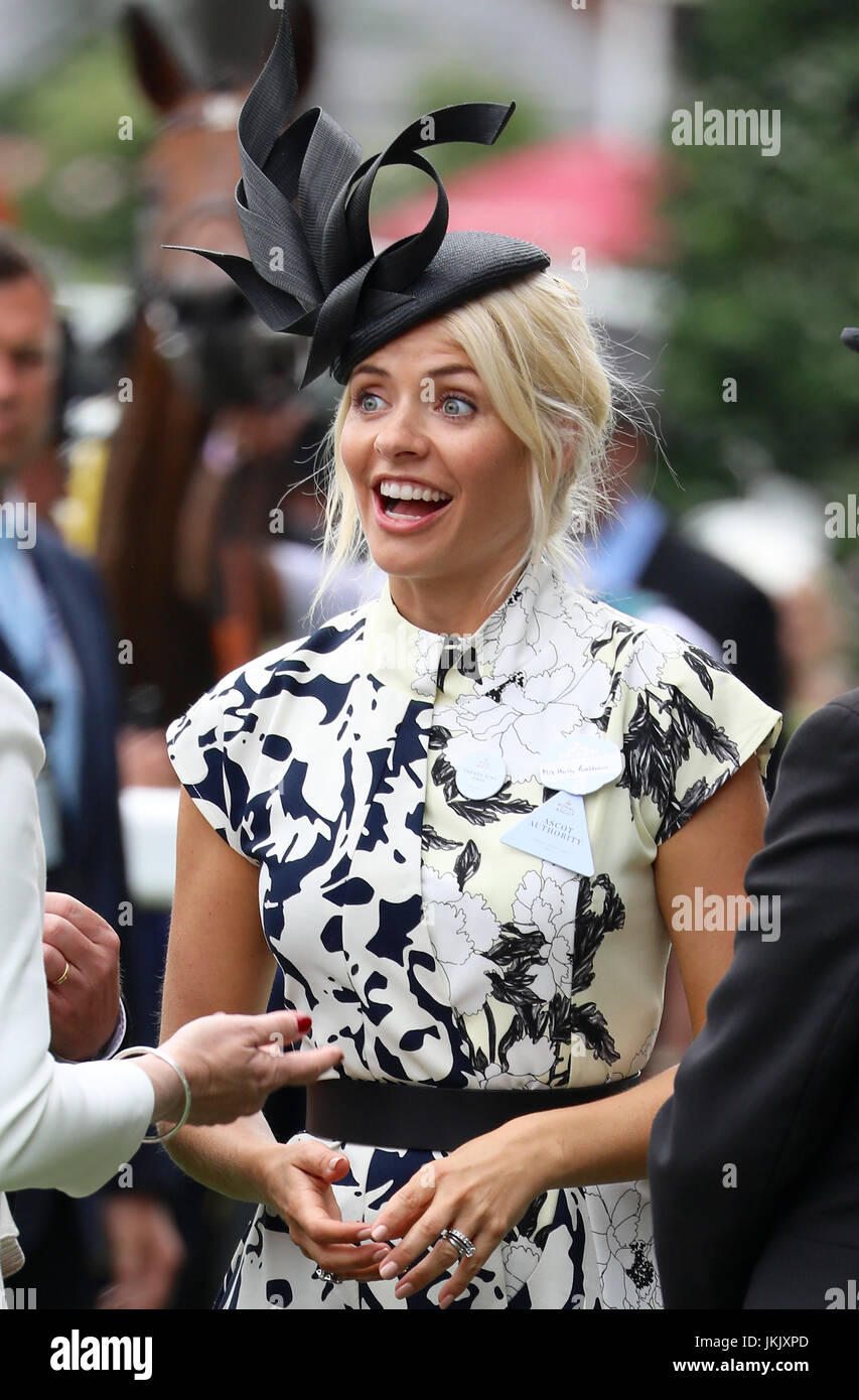 Celebrities and Royalty at Day 4 of Royal Ascot. Featuring: Holly ...