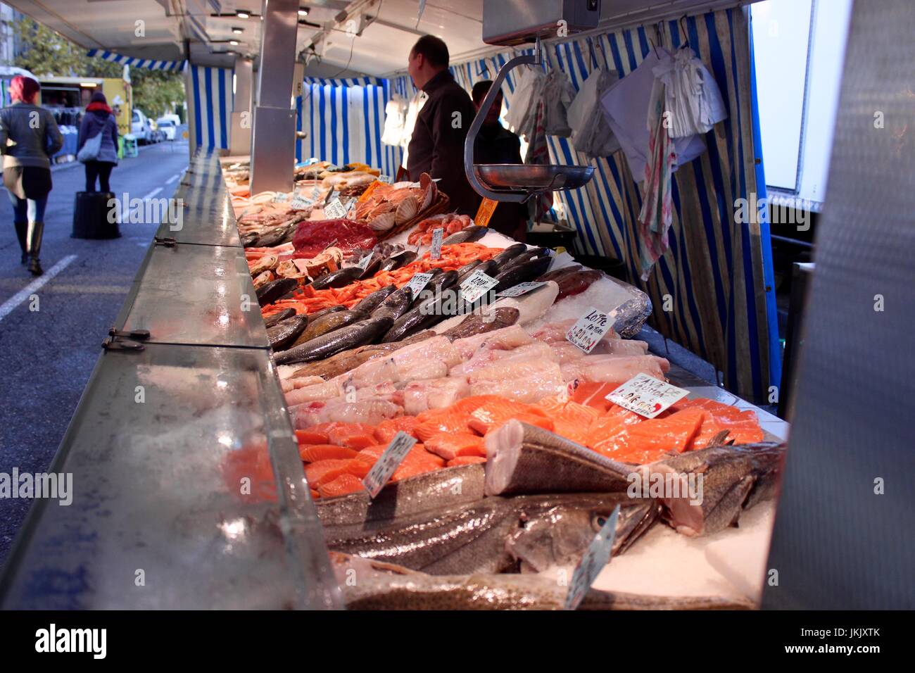 Fish Market in Provence Stock Photo - Alamy