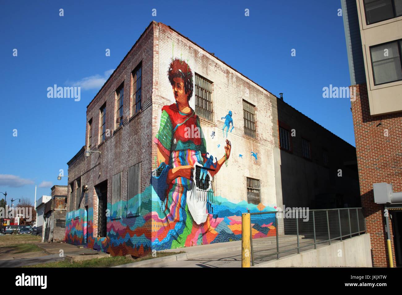 Mural in Washington, DC Stock Photo - Alamy