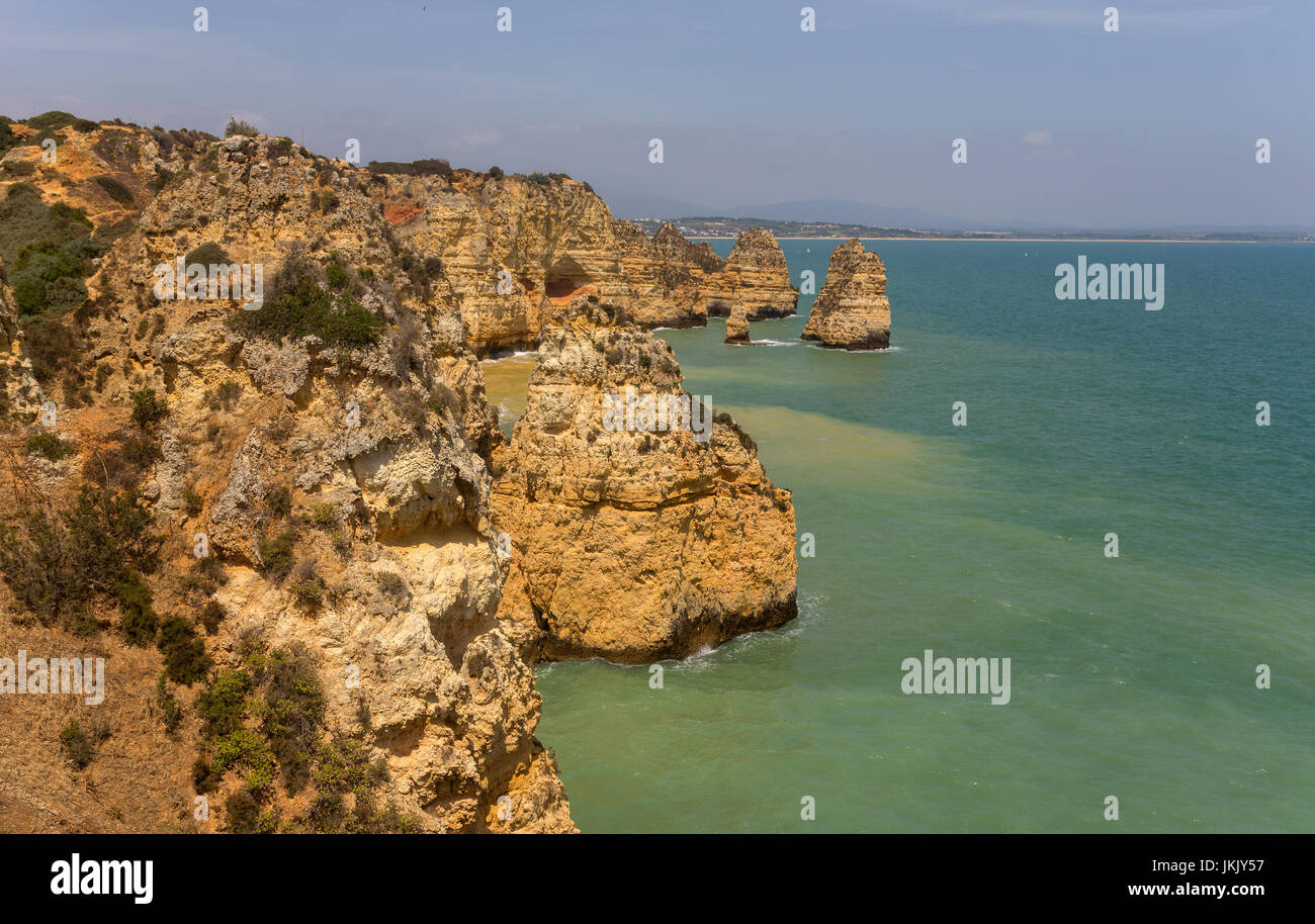 Cliffs of Ponta da Piedade, Lagos, Algarve, Portugal Stock Photo - Alamy