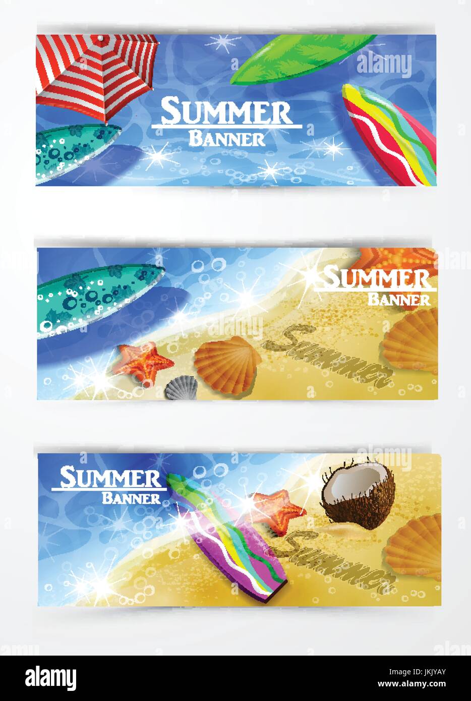 View on beach swimming Stock Vector Images - Alamy