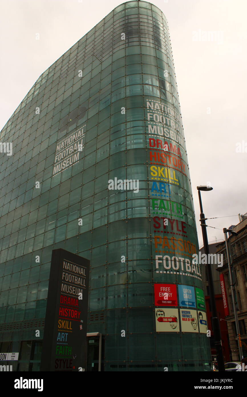 National Football Museum, Manchester Stock Photo - Alamy