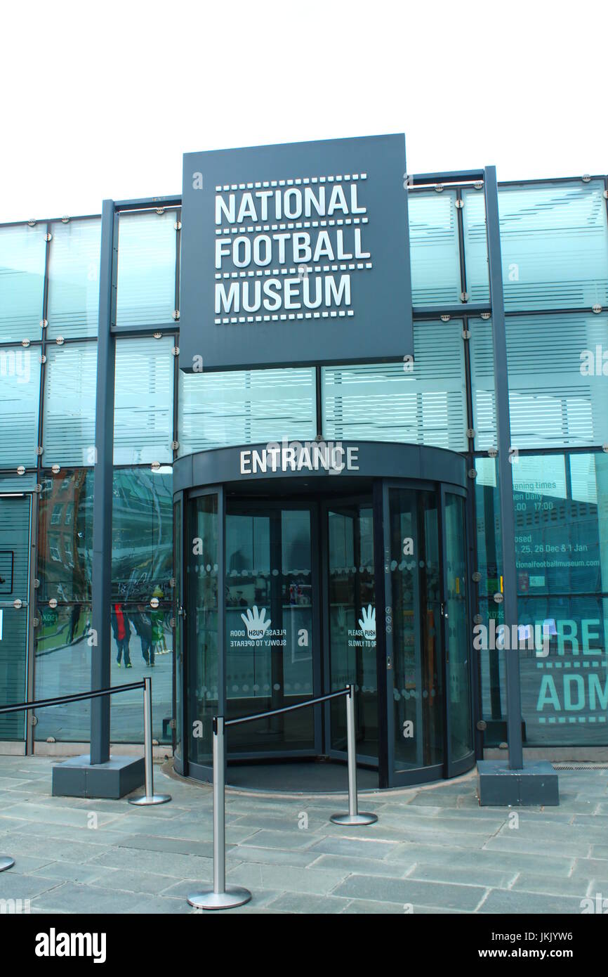 National Football Museum, Manchester City Center, Manchester Stock ...