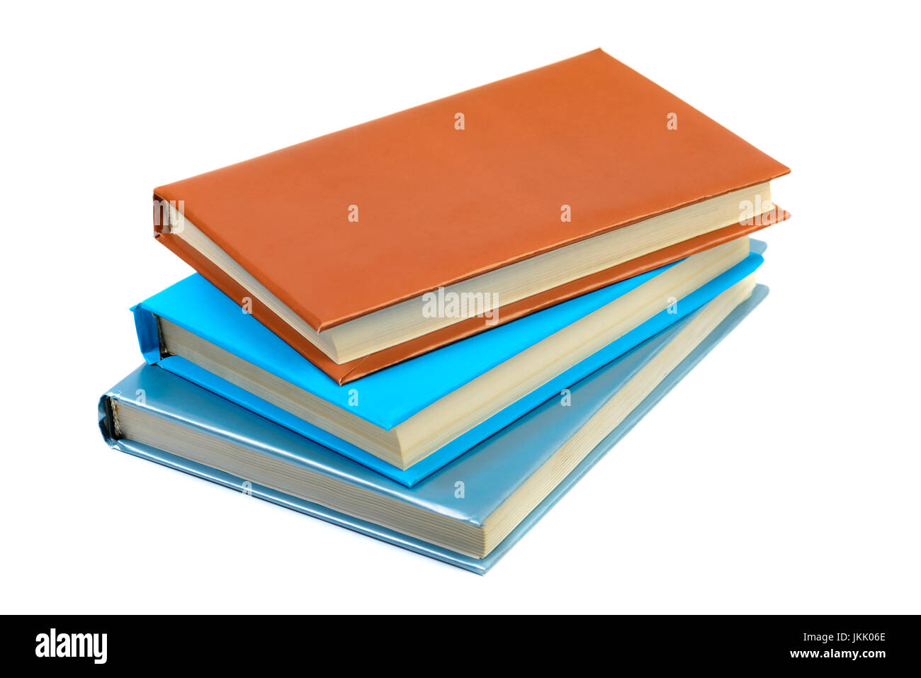 Heap of books isolated on white background Stock Photo - Alamy