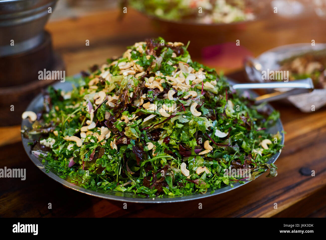 Organic Spring Mix Lettuce, baby greens salat, cashew Stock Photo - Alamy Organic Spring Mix Lettuce, baby greens salat, cashew Stock Photo - Alamy