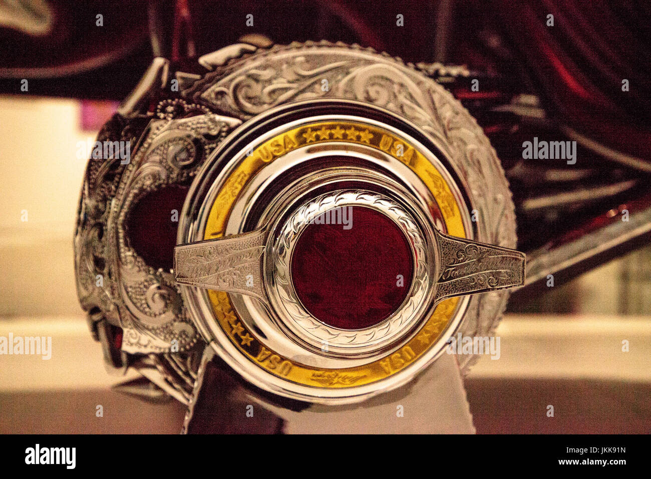 Los Angeles, CA, USA - July 23, 2017: El Rey candy colored lowrider ...