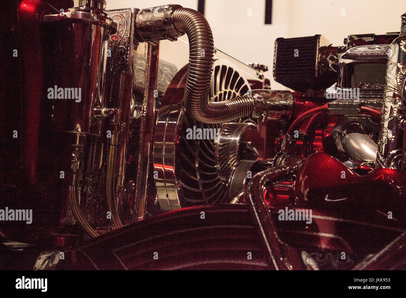 Los Angeles, CA, USA - July 23, 2017: El Rey candy colored lowrider ...