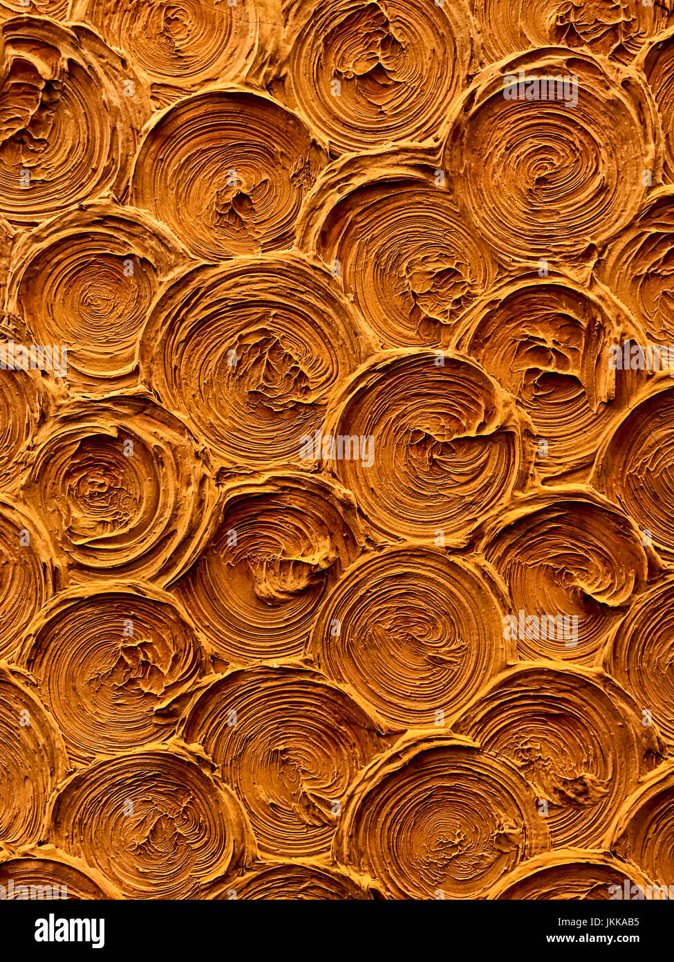 circular shell spiral background pattern texture on the earthen wall ...