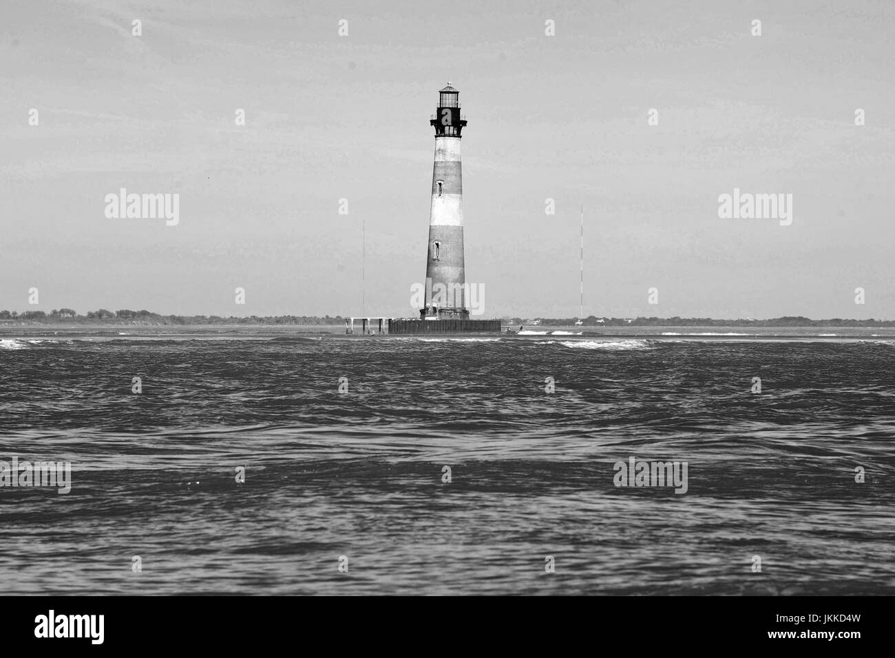 Morris Island Lighthouse Stock Photo - Alamy
