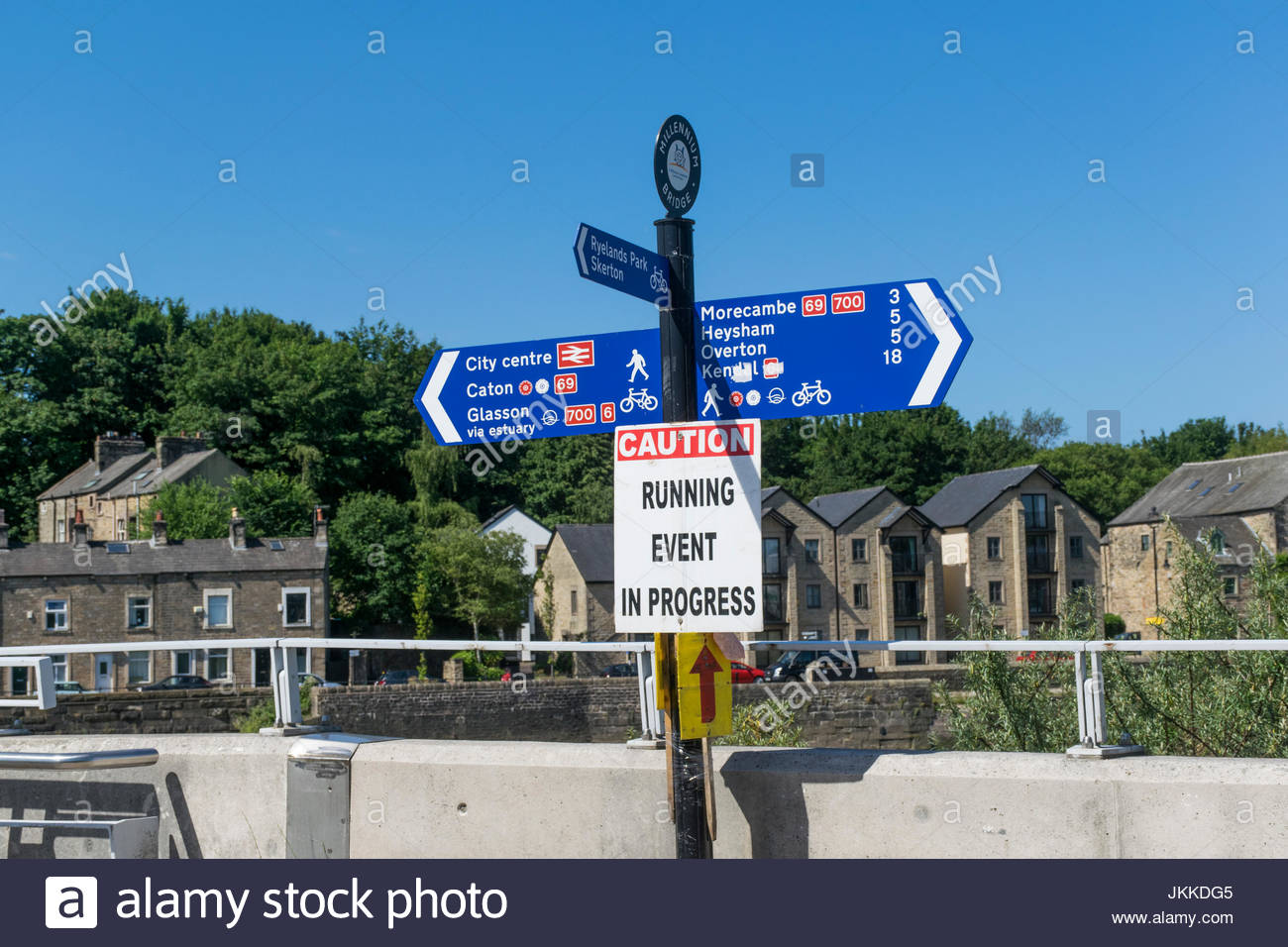 Cycle Pedestrian Route Sign High Resolution Stock Photography and ...