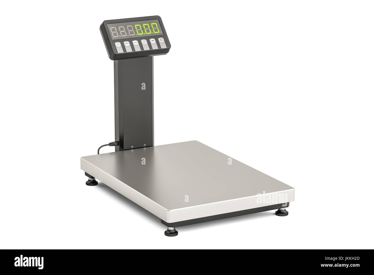 Warehouse Scale, 3D rendering isolated on white background Stock Photo ...