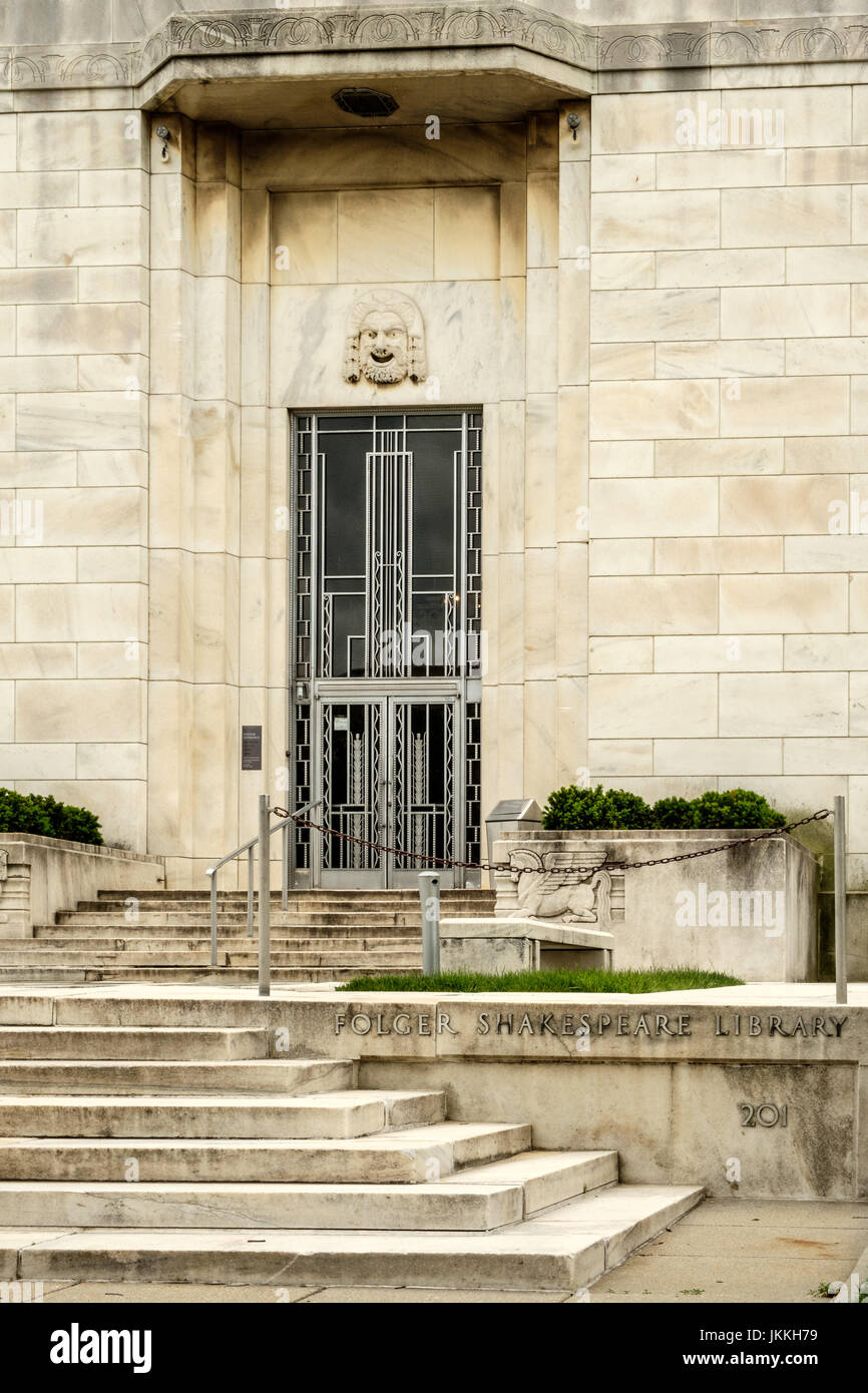Folger Shakespeare Library, Capitol Hill, Washington DC Stock Photo - Alamy