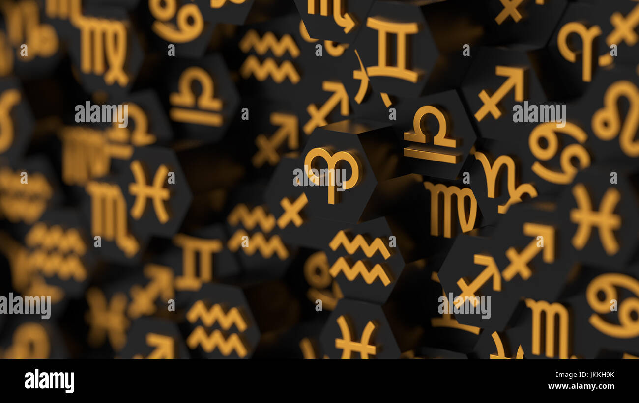 3d zodiac hi-res stock photography and images - Alamy