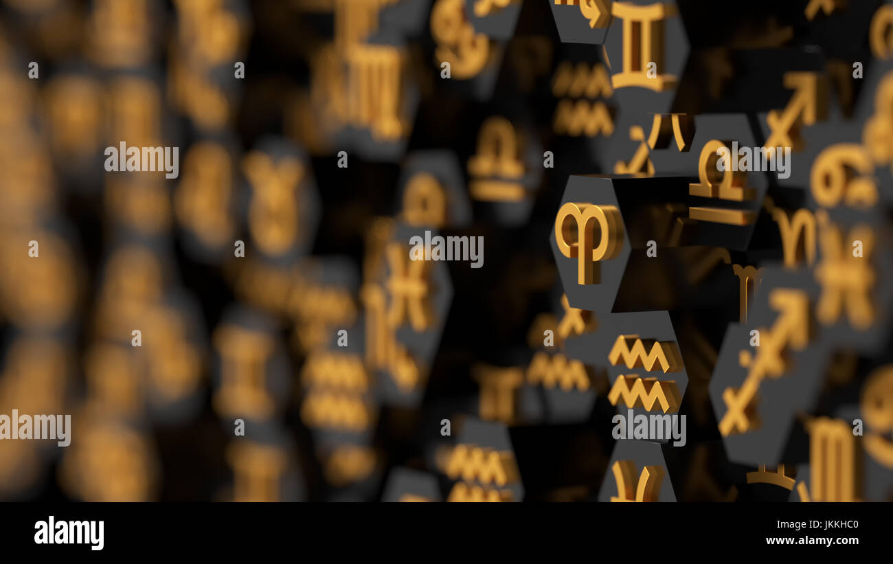 3d zodiac hi-res stock photography and images - Alamy