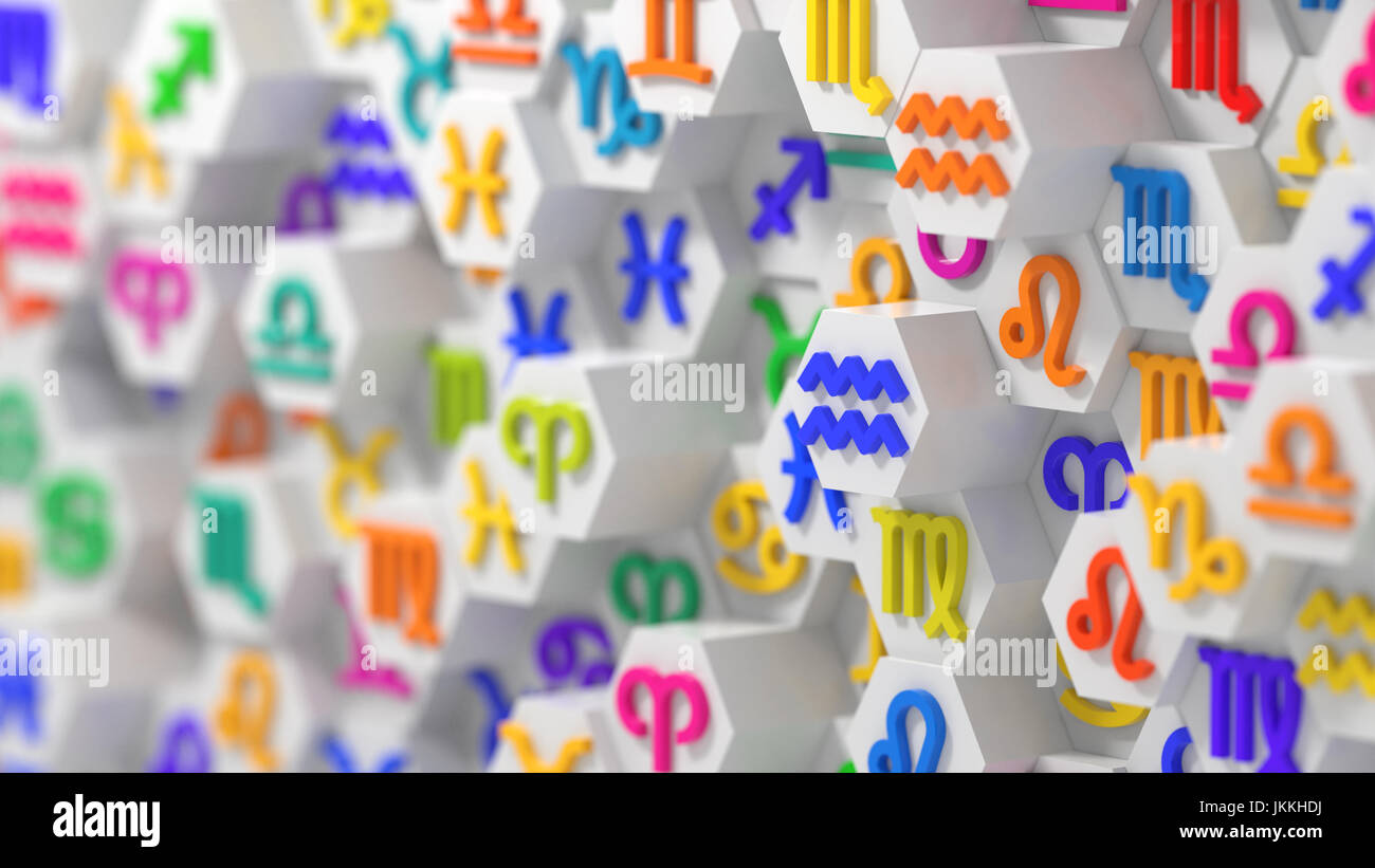 3d zodiac hi-res stock photography and images - Alamy