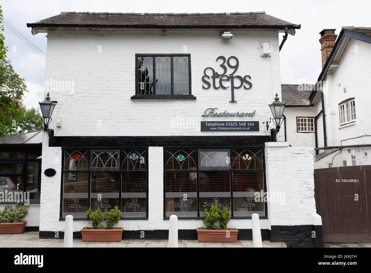 39 Steps restaurant in Cheshire uk Stock Photo - Alamy
