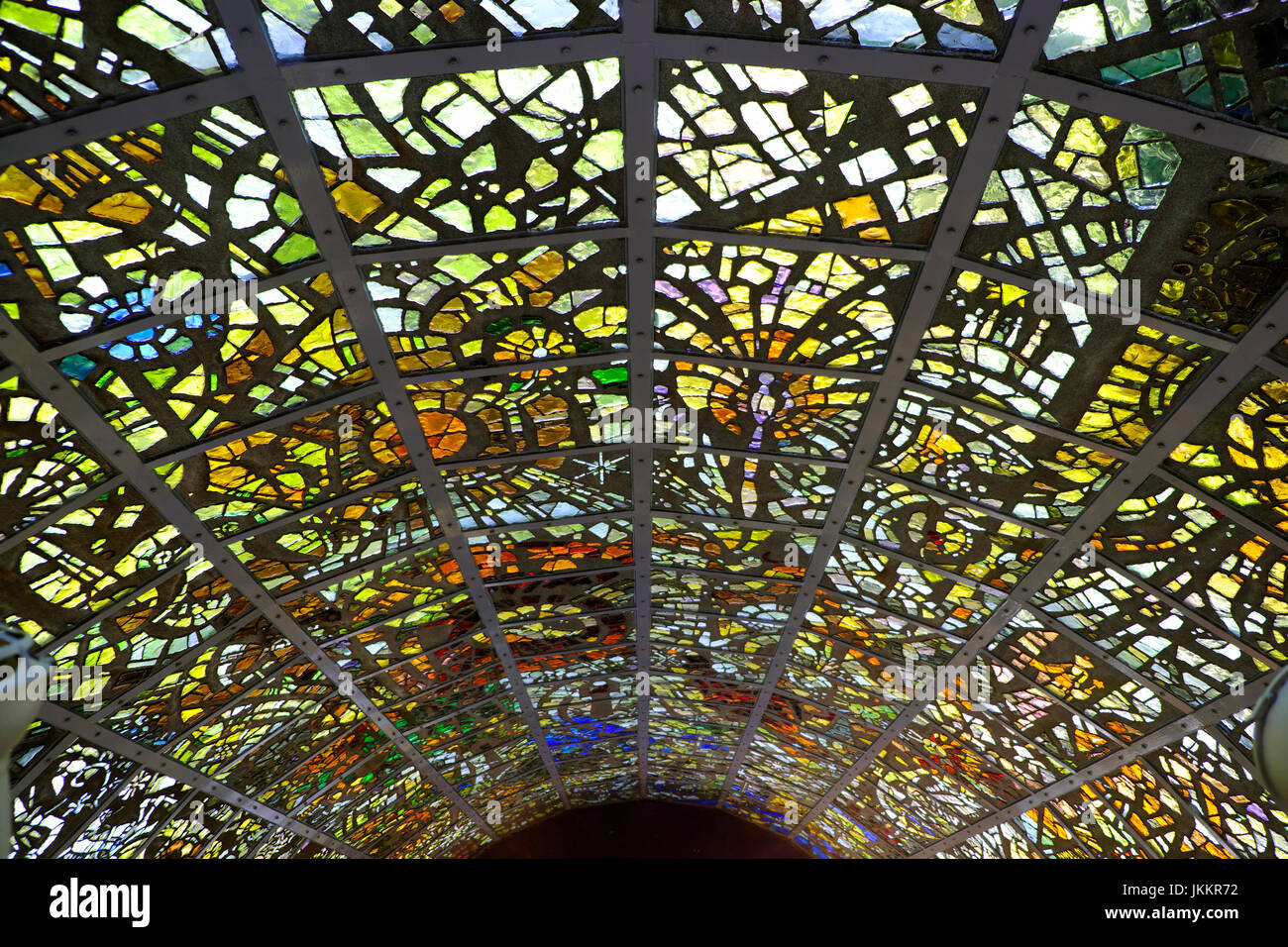 Inside the Symphonic Sculpture at Hakone Open Air Museum in Hakone ...