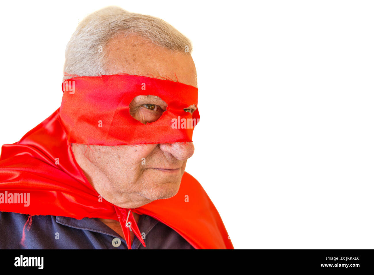 Man wearing red cape hi-res stock photography and images - Alamy
