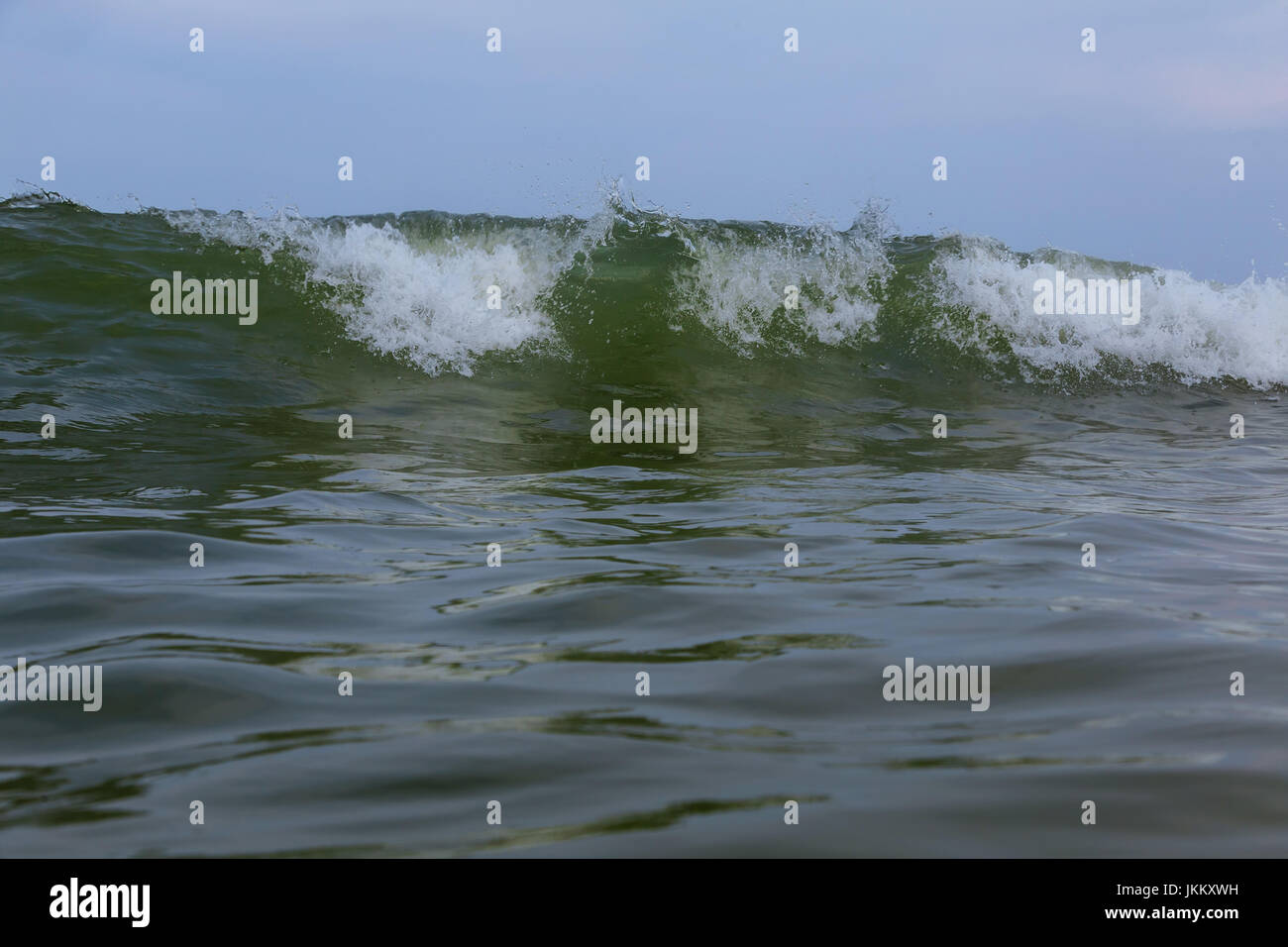 Ocean Wave Blue Water Ocean Wave blue swells crashing curling breaking ...